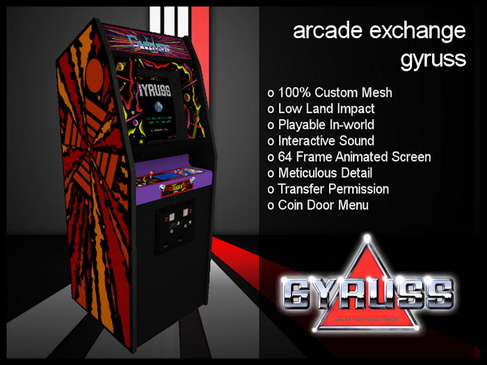 Second Life Marketplace - [AMG] Arcade Exchange - Gyruss